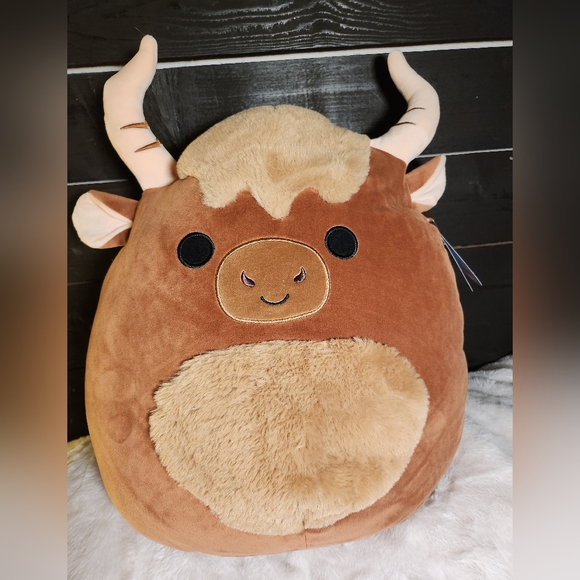 Squishmallows | Toys | Nwt 6 Marshal Squishmallow Brown Bull Cow Large ...